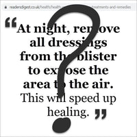 Should A Blister Be Exposed To The Air To Dry Out?
